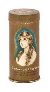 Amami Bath Powder Tin • Antique Advertising