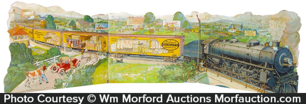 Armour Meats Train Store Display • Antique Advertising