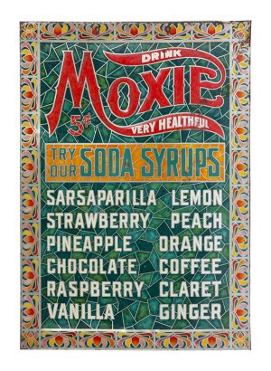 Moxie Soda Fountain Sign • Antique Advertising