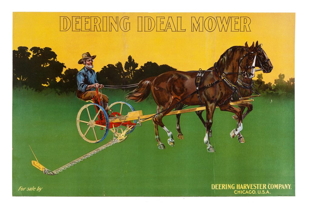 Deering Harvesters Sign • Antique Advertising