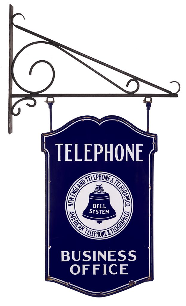Telephone Office Sign • Antique Advertising