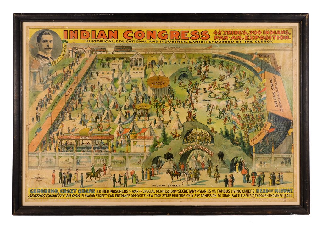 Indian Congress Sign • Antique Advertising
