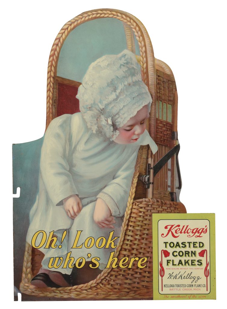 Kellogg's Corn Flakes Sign • Antique Advertising
